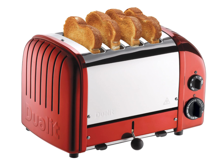 Dualit, Apple Candy Red 4-Slice Newgen Toaster | 1909 Harrison llc